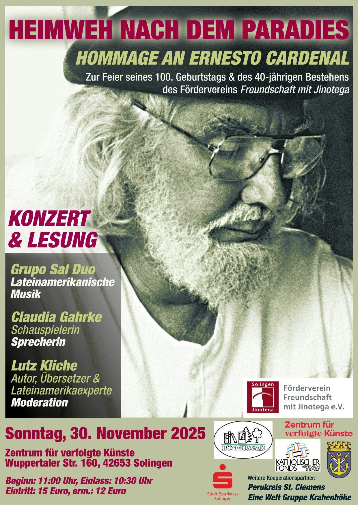 „Heimweh nach dem Paradies“: Erinnerung an Ernesto Cardenal ...
